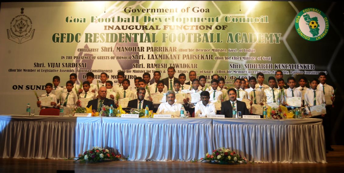 Goa Football Development Council inaugurates its Residential Football ...