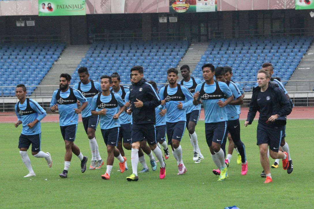 Team India holds pre-season camp in New Delhi! - Arunava about Football