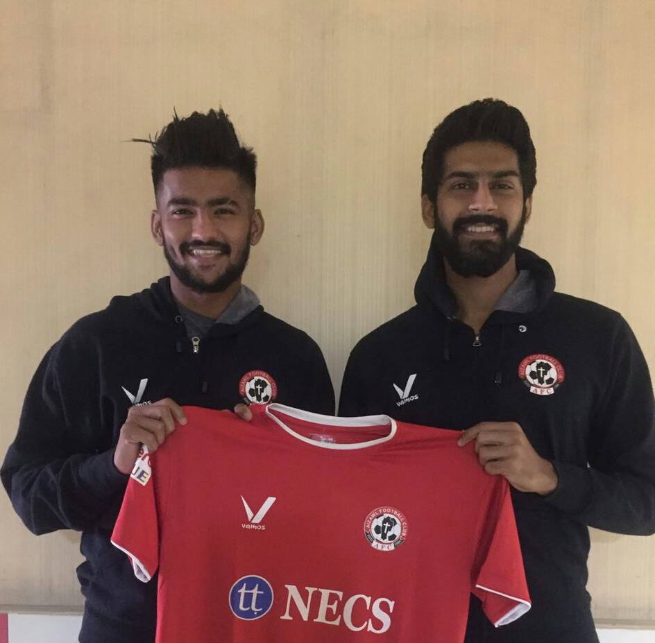 Aizawl FC sign former Mumbai FC duo Ashutosh Mehta & Jayesh Rane!