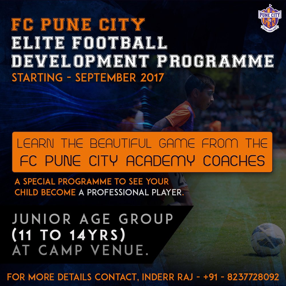 FC Pune City to launch Elite Football Development Programme!