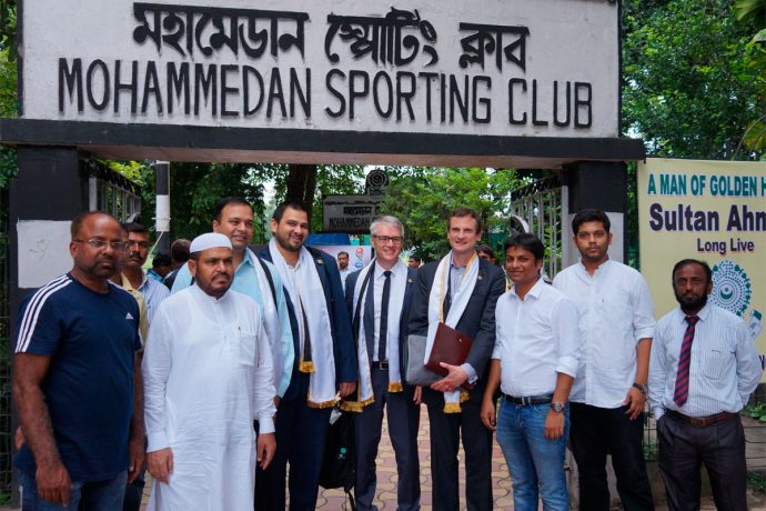 FIFA and AFC officials visit Mohammedan Sporting Club!