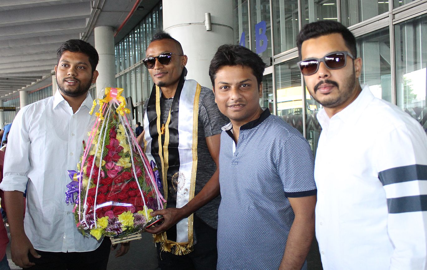 Striker Fikru Teferra Lemessa of Ethiopia arrives in Kolkata to join ...