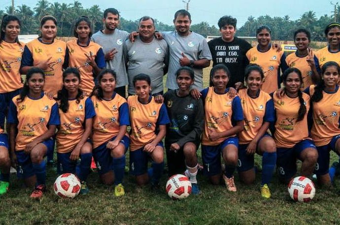 Panjim Footballers win 2018 Goa Vedanta Women's League title!