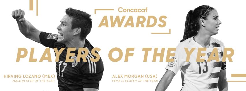 Hirving Lozano & Alex Morgan Named 2018 CONCACAF Players of the Year!