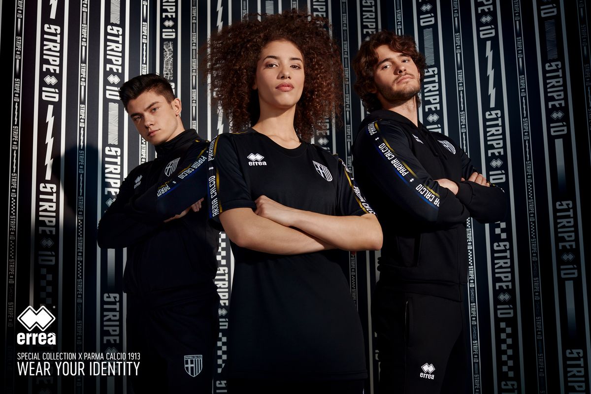 Parma Calcio debuts new Errea 'STRIPE iD 2019' leisurewear collection!