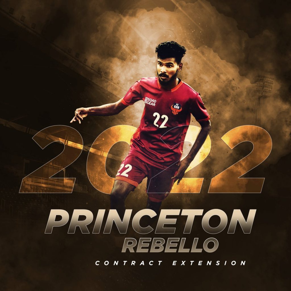 FC Goa extent contract of youngster Princeton Rebello until 2022!