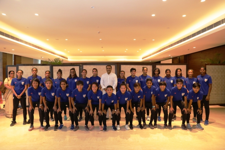 AIFF president vows support to growing Women's football in India!