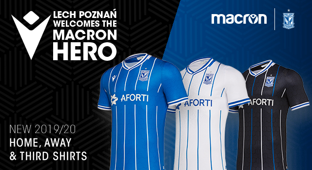 Macron & Lech Poznan present the new 2019/20 season kits!
