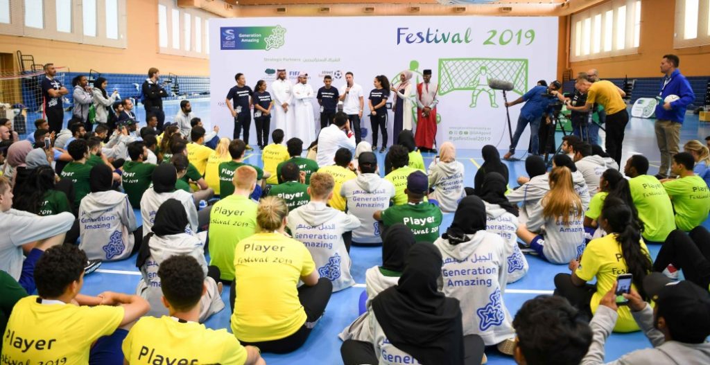 FIFA Legends take part in Generation Amazing Youth Festival!
