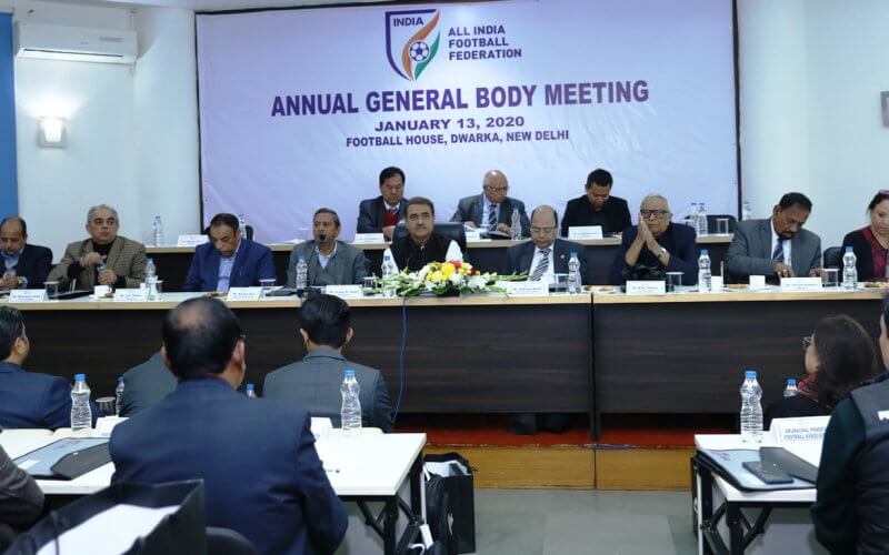 AIFF meets for its Annual General Body Meeting at Football House!