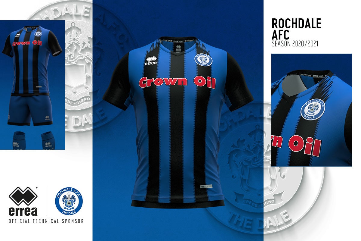 Tradition, ,odernity & a retro idea for official Rochdale AFC 2020/21 ...