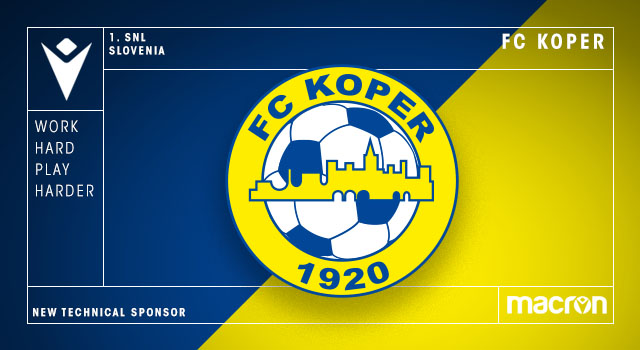 Macron new Technical Sponsor of FC Koper!