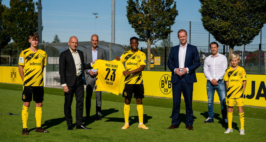 adesso is the new main youth sponsor of Borussia Dortmund!