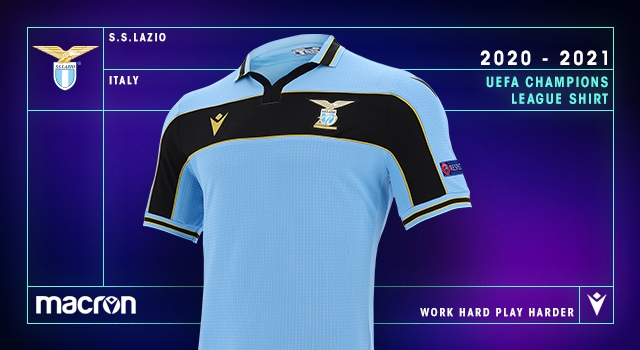 Lazio Roma & Macron reveal the clubs 2020/21 UEFA Champions League kit!