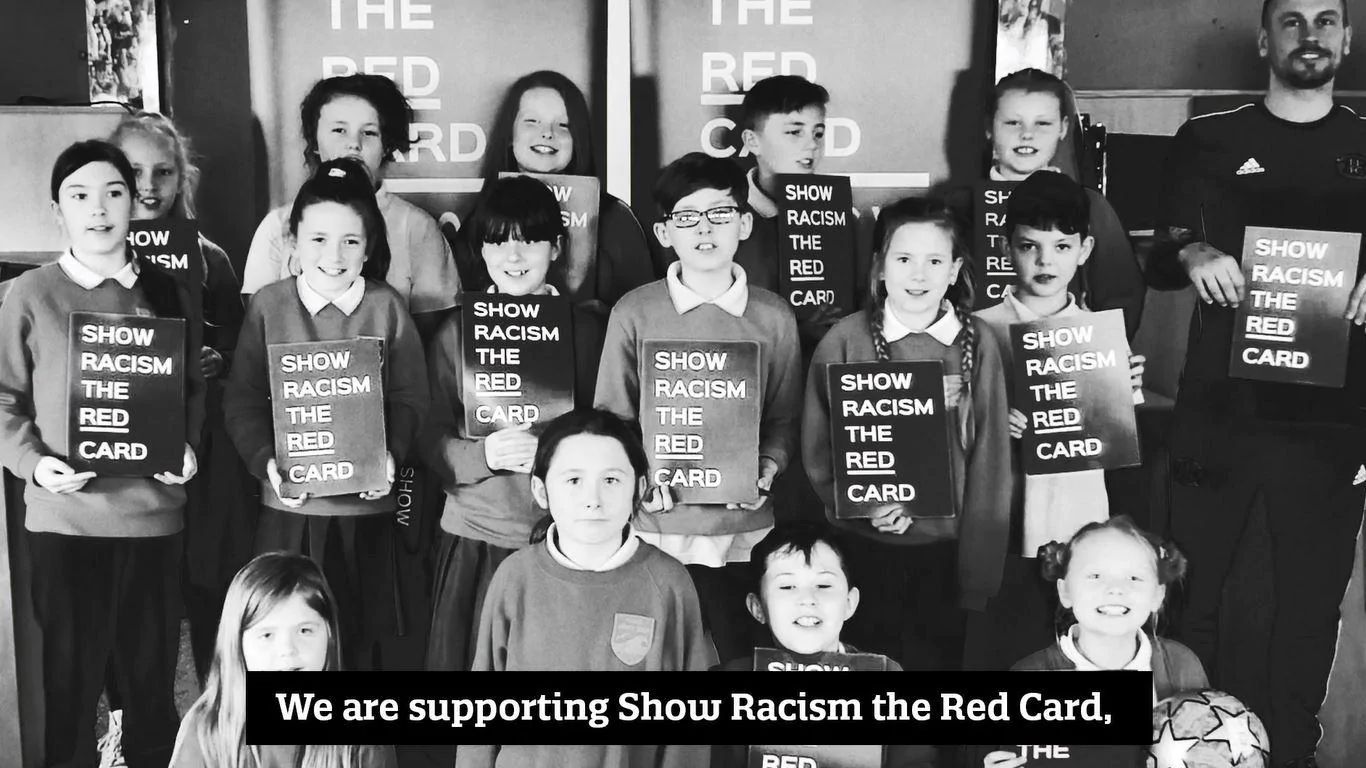 Wales supporting Show Racism the Red Card's day of action!