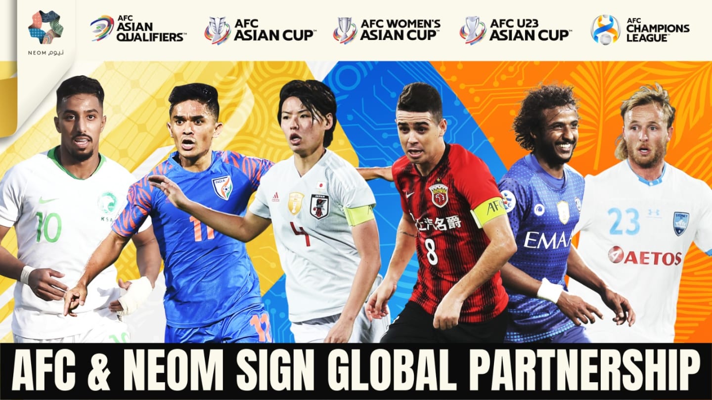 AFC & NEOM announce four-year global sponsorship rights deal!