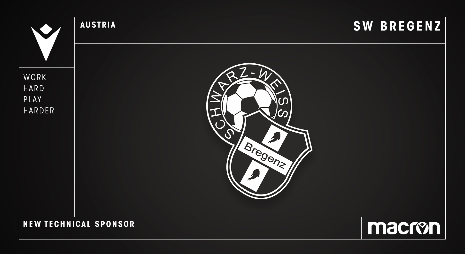 Macron is new technical sponsor of Austria's SW Bregenz!