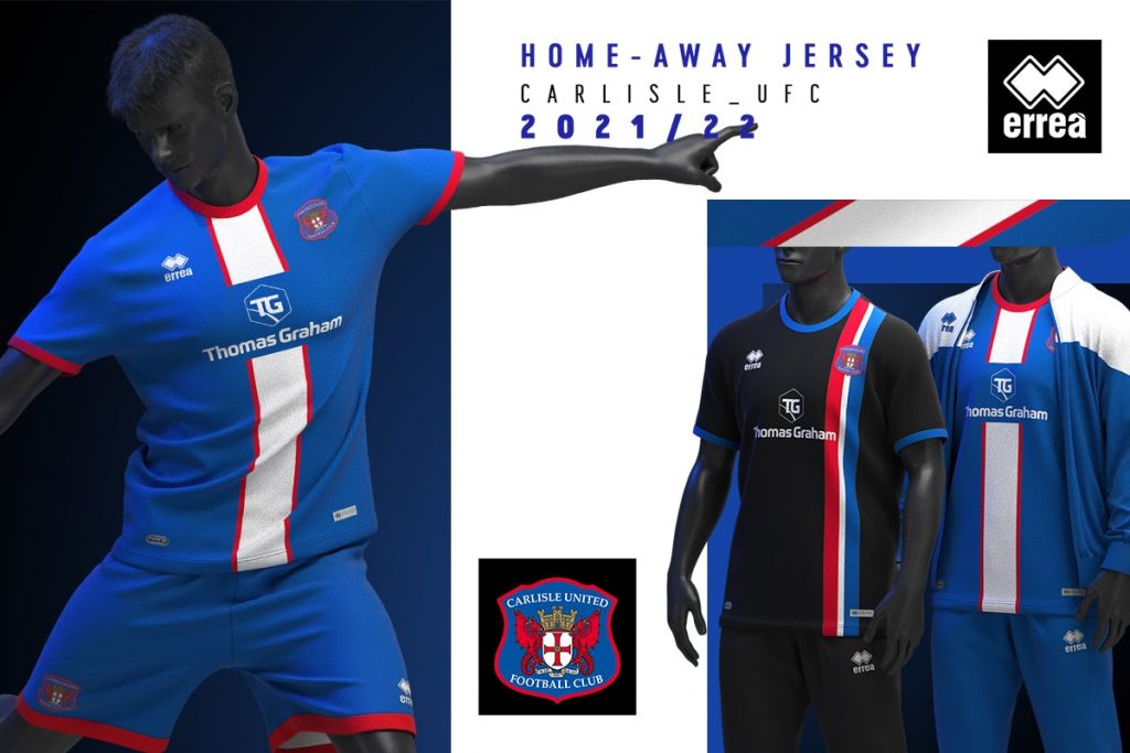 New graphic design & traditional colours for Carlisle United FC kits by ...
