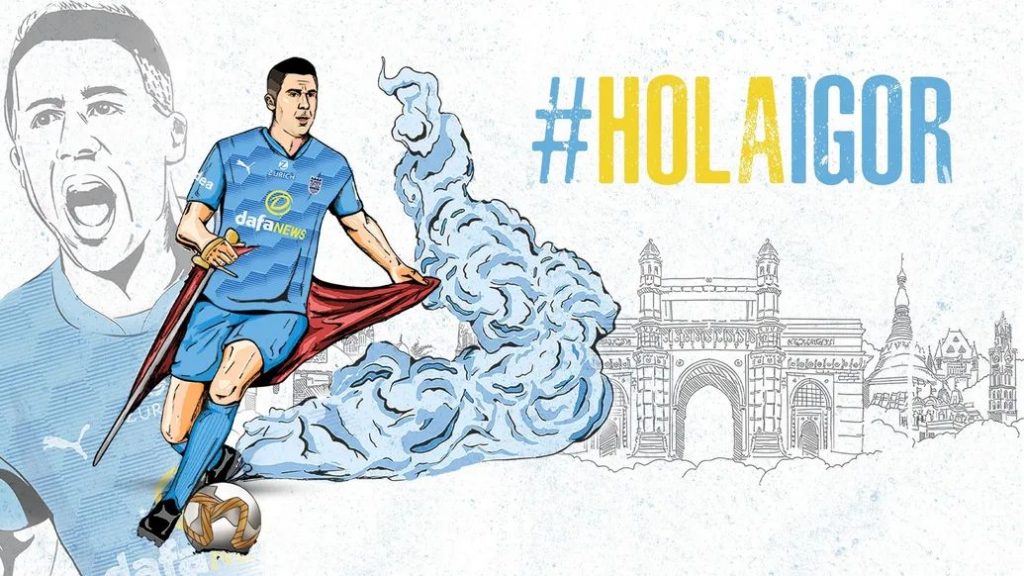 Mumbai City FC sign experienced striker Igor Angulo from FC Goa!