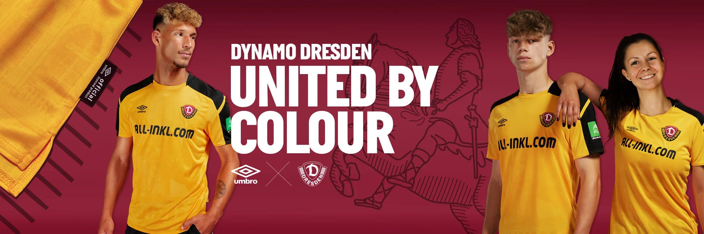 UMBRO launch the SG Dynamo Dresden 2021/22 home kit!