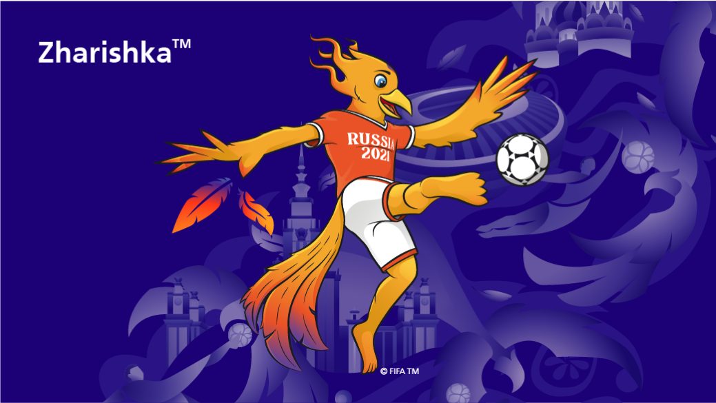Zharishka the firebird lands as 2021 FIFA Beach Soccer World Cup mascot!
