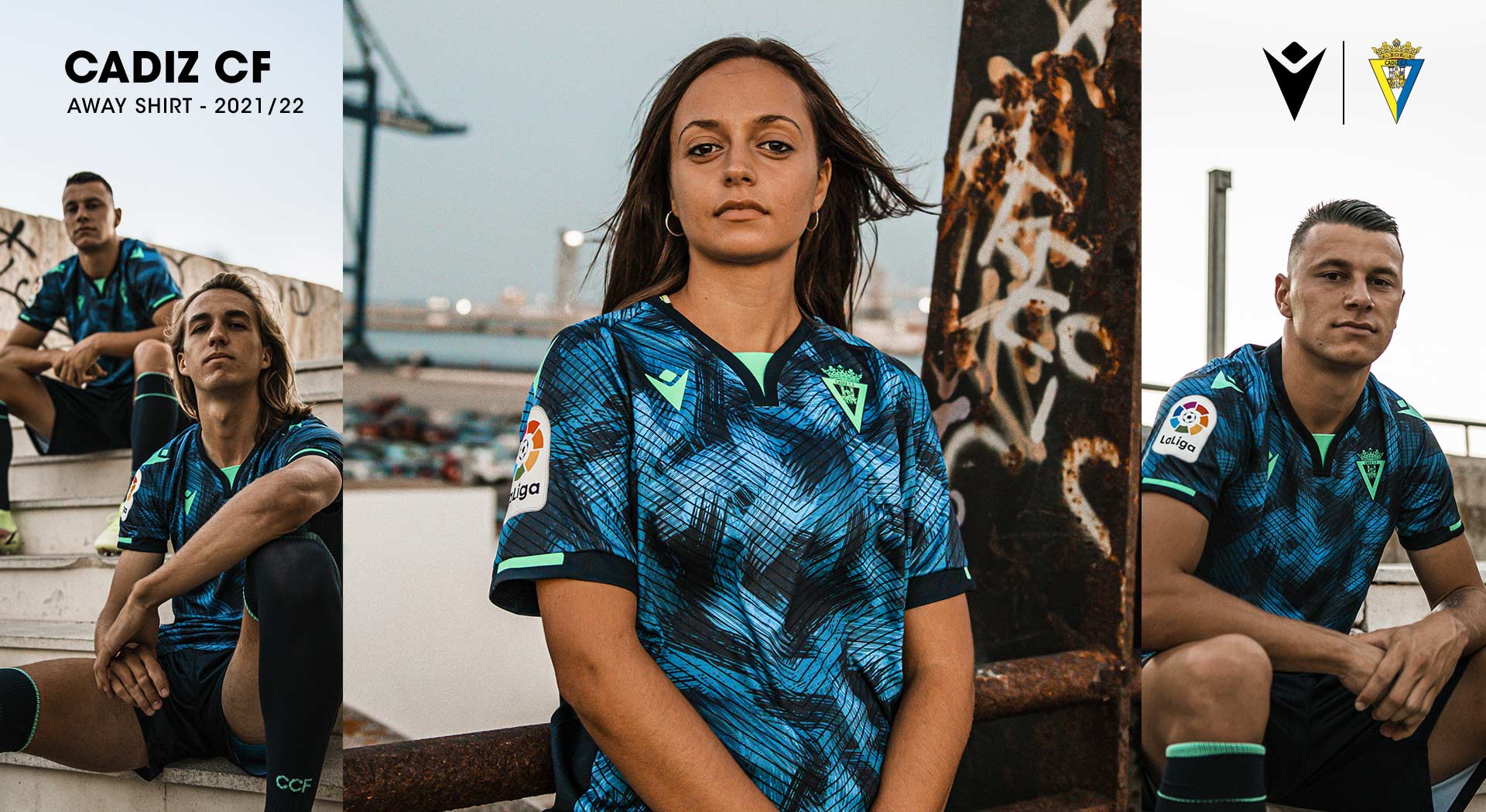 Macron & Cadiz CF unveil new 2021/22 season away kit!