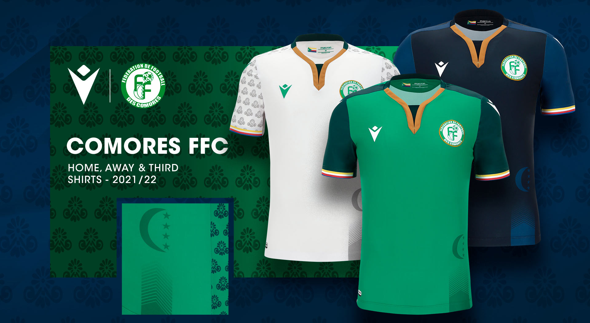Macron & Comoros unveil new kits ahead of historic African Cup of ...