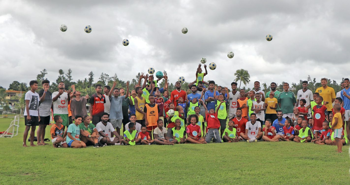 National men's players join the fun at Fiji festival!