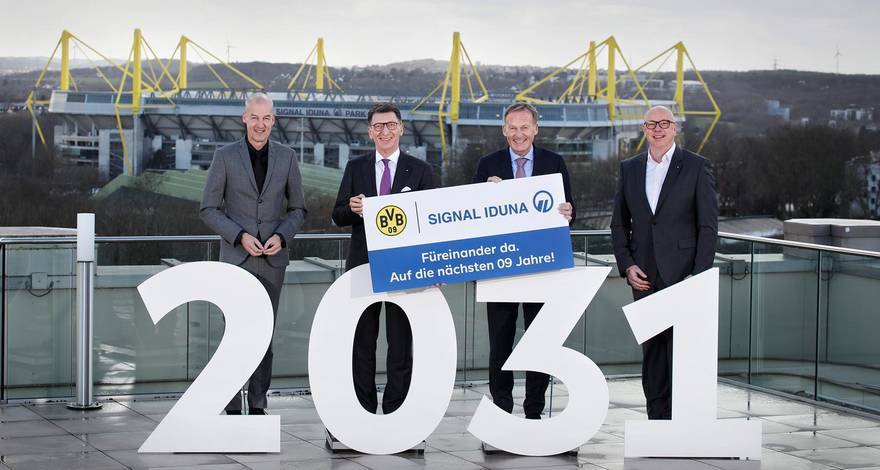Borussia Dortmund and SIGNAL IDUNA extend partnership until 2031!