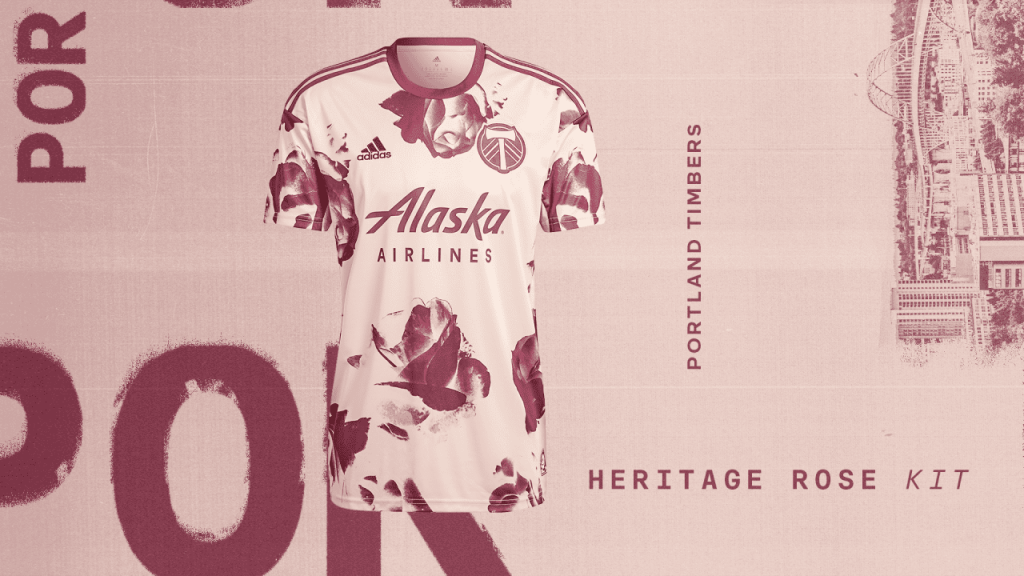 adidas & Portland Timbers unveil 2022 Heritage Rose kit!