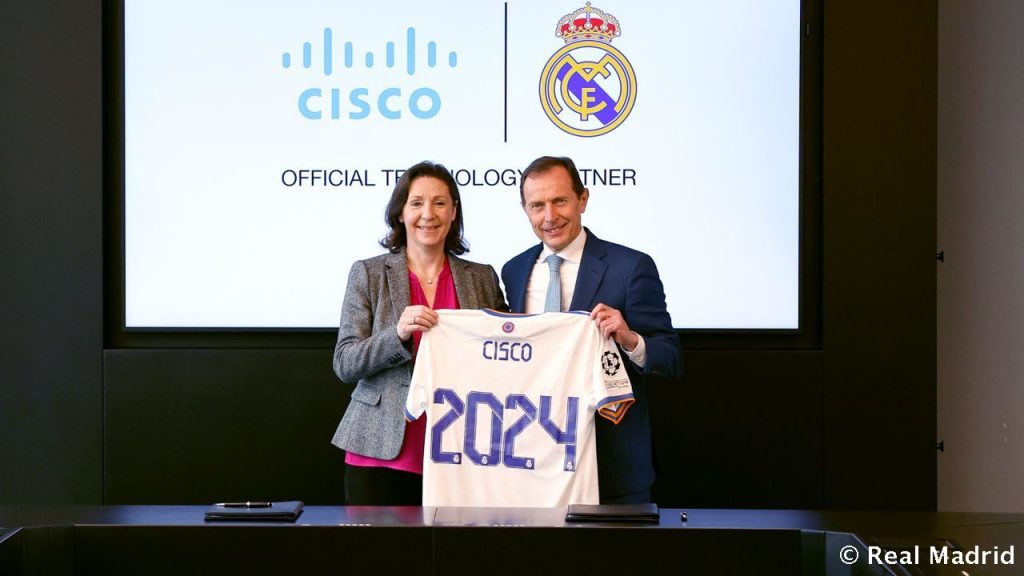 Cisco becomes new Real Madrid technology partner!
