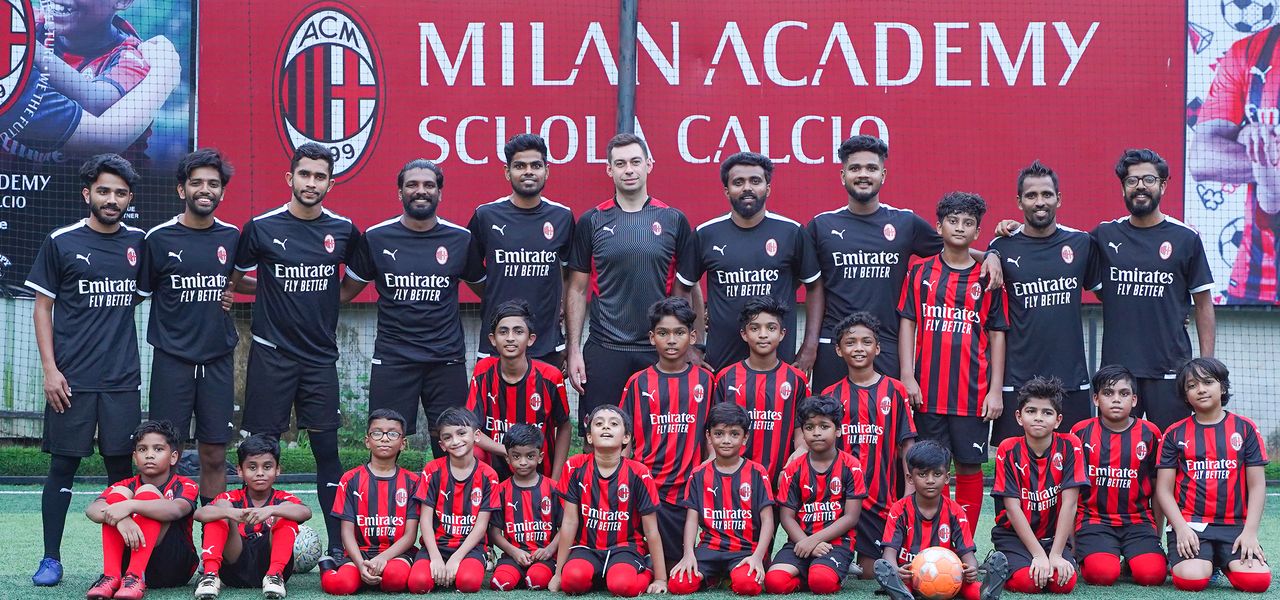 AC Milan & Calicut Sport City launch the AC Milan Academy project in India!