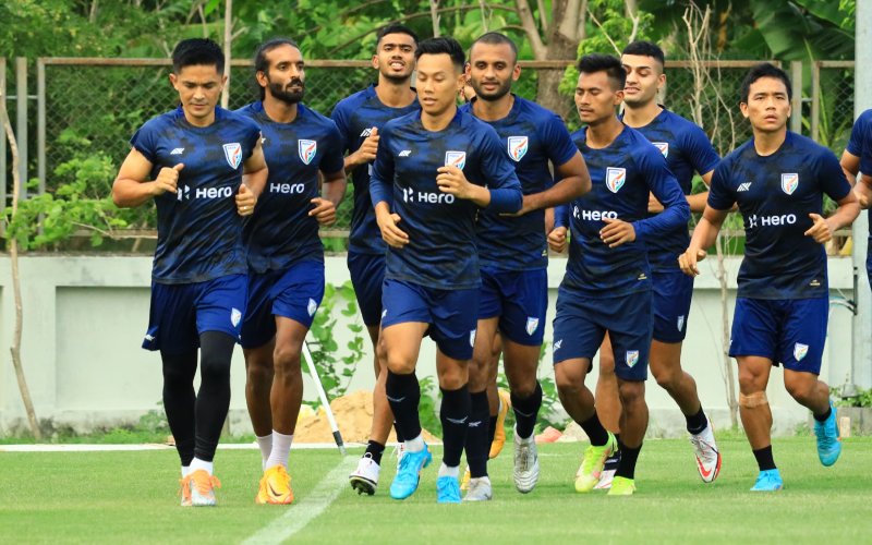 25-member India Blue Tigers squad travels to Doha for Jordan friendly!