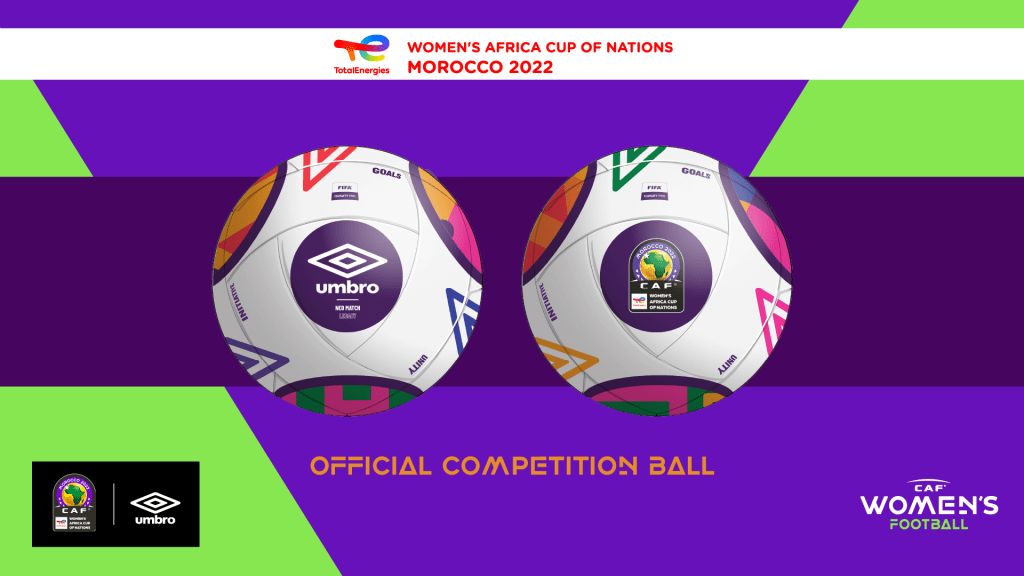 Official Women's AFCON 2022 Match Ball inspired by rise of African ...