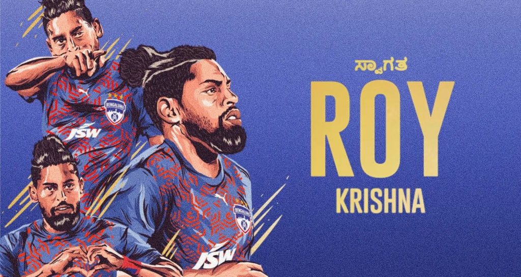 Bengaluru FC make signing of Fiji striker Roy Krishna official!