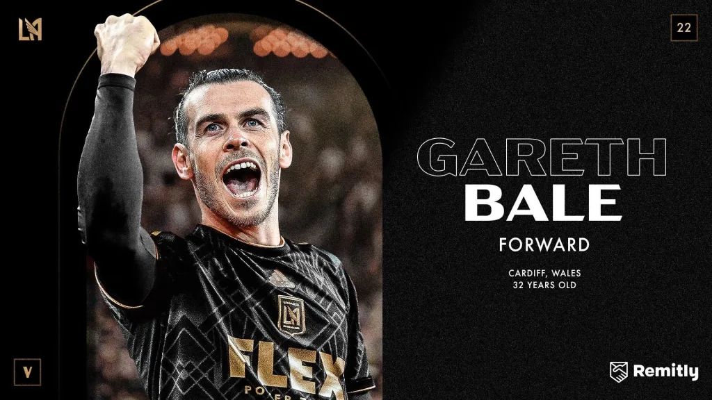 LAFC signs forward Gareth Bale from Real Madrid!