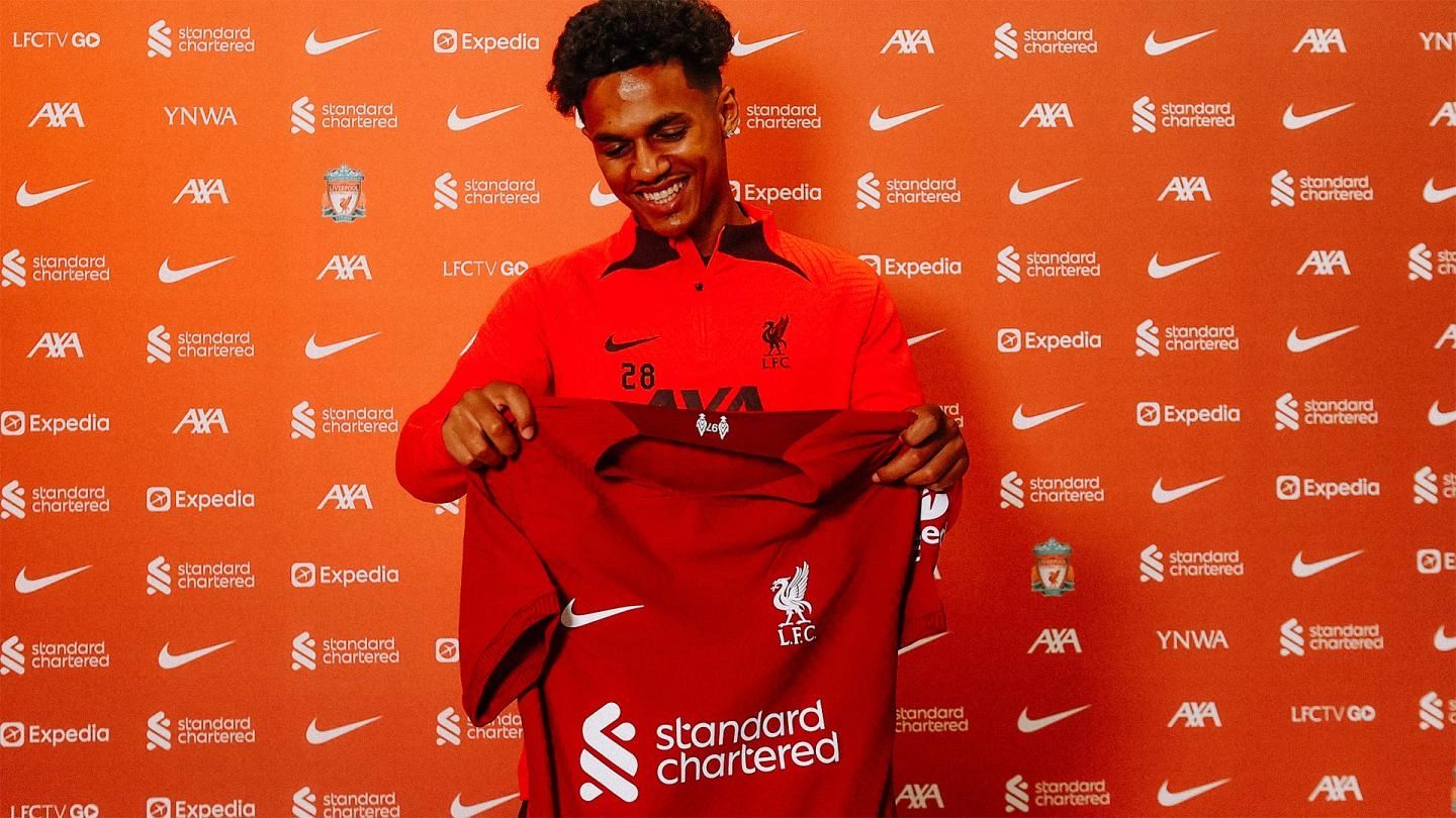 Fabio Carvalho unveiled as a Liverpool FC player!