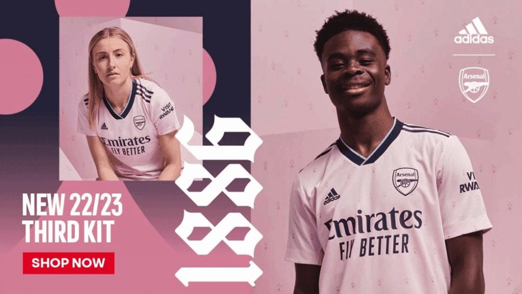 Arsenal FC introduce their new adidas-made 2022/23 season third kit!