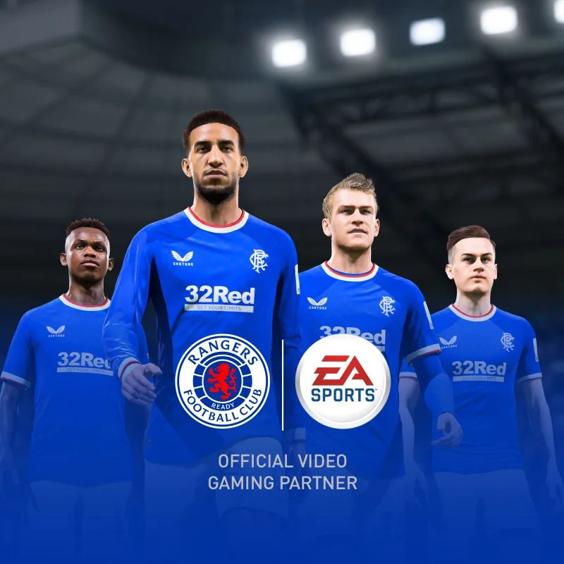 Glasgow Rangers announce multi-year EA SPORTS partnership!