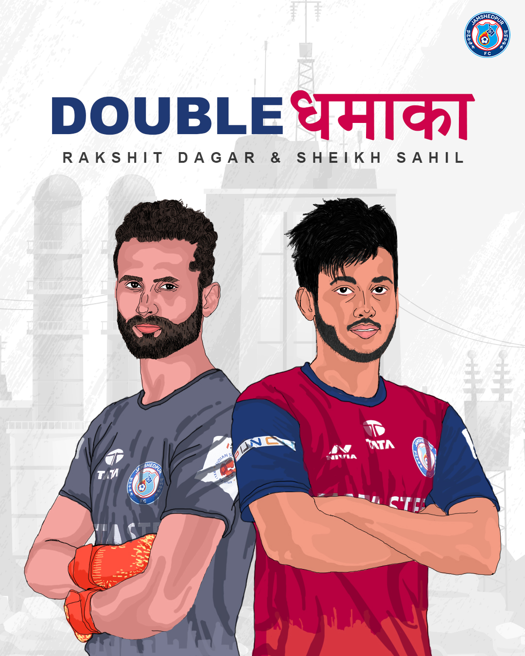 Jamshedpur FC signs goalkeeper Rakshit Dagar and midfielder Sheikh Sahil!