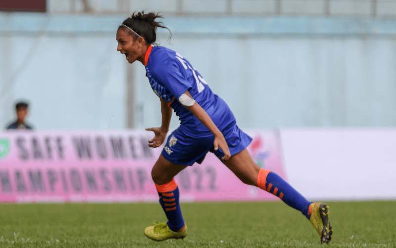 AIFF TV: Soumya Guguloth about her first International goal for India!