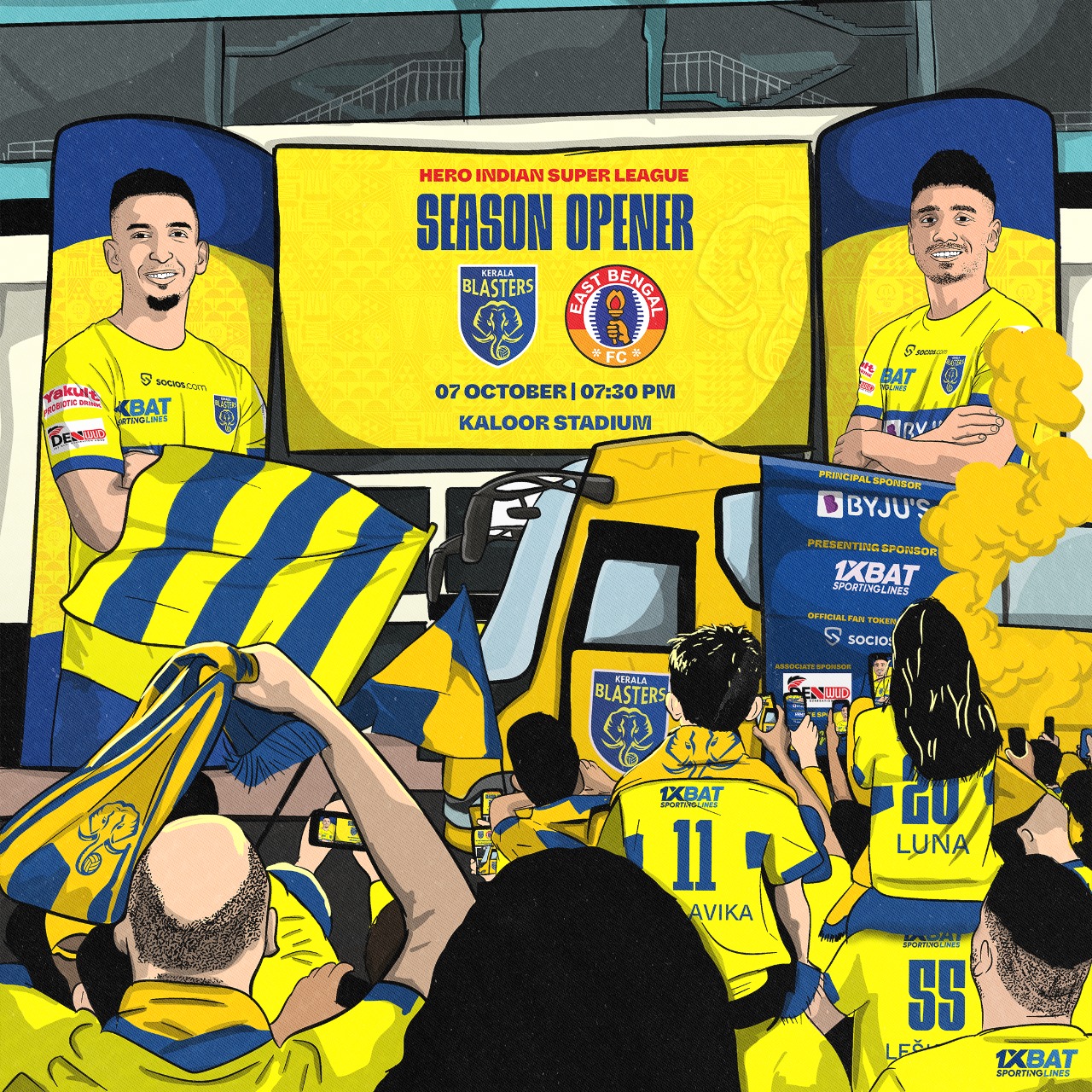 Kerala Blasters face East Bengal FC in ISL-9 opener!