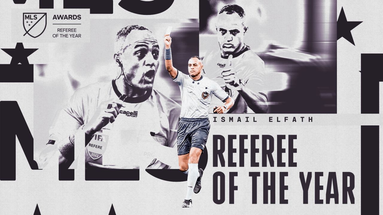 Ismail Elfath named MLS Referee of the Year!