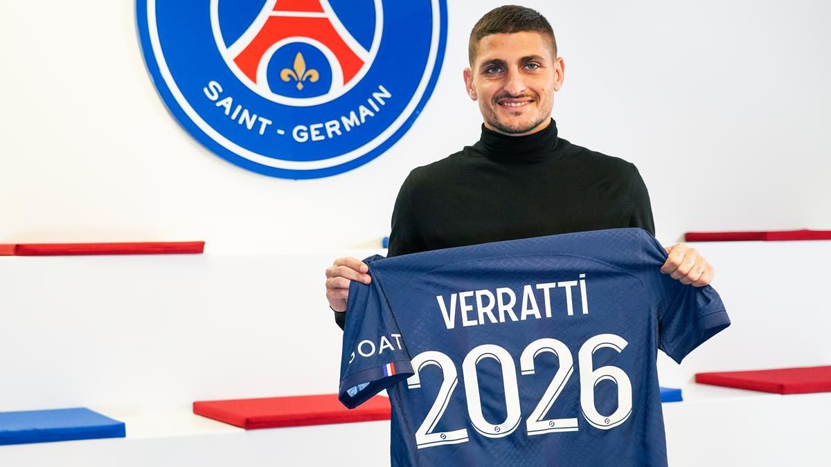 Marco Verratti extends his Paris Saint-Germain contract until 2026!