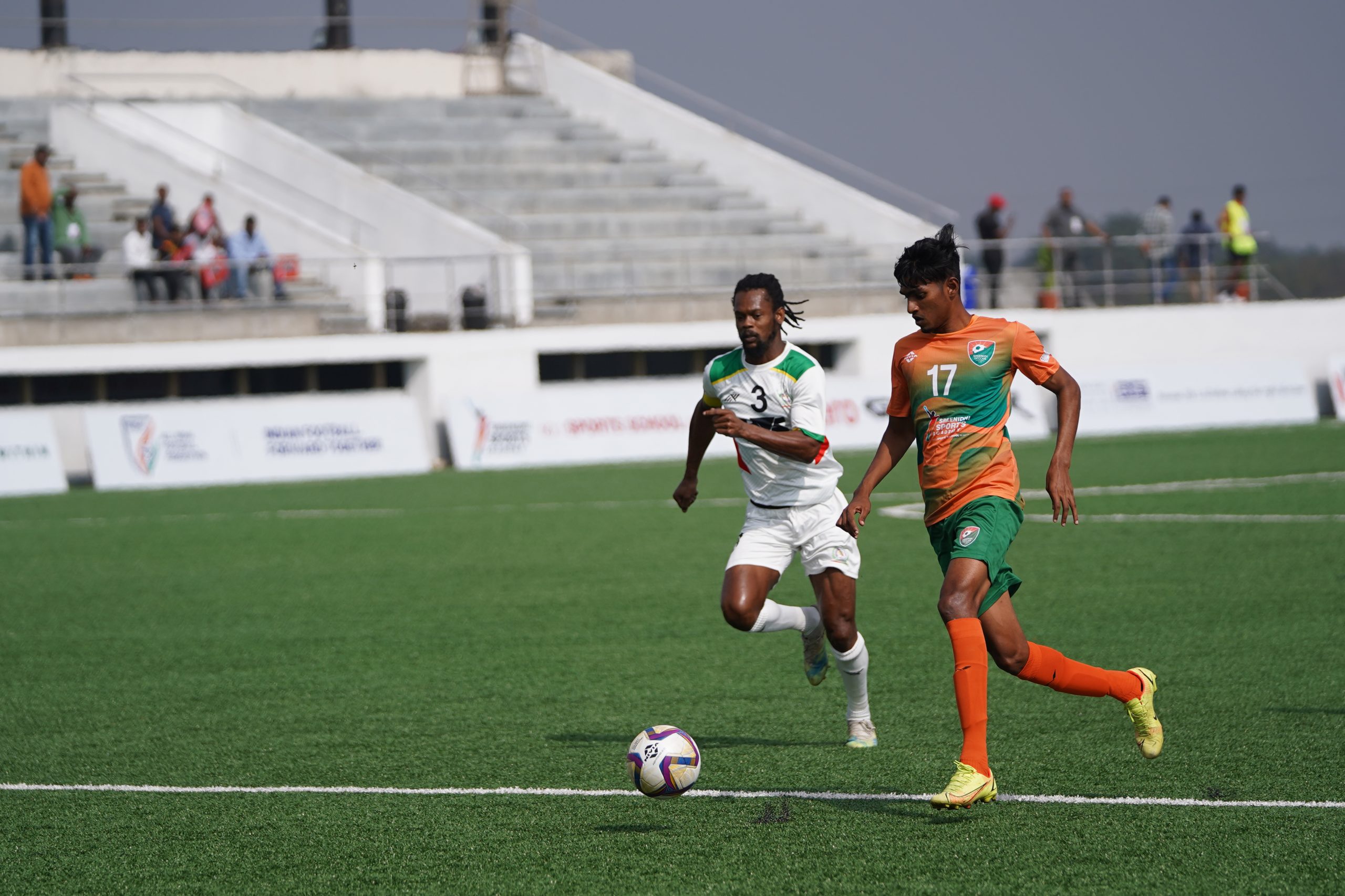 Rosenberg Gabriel setting the Sreenidi Deccan FC wings on fire!