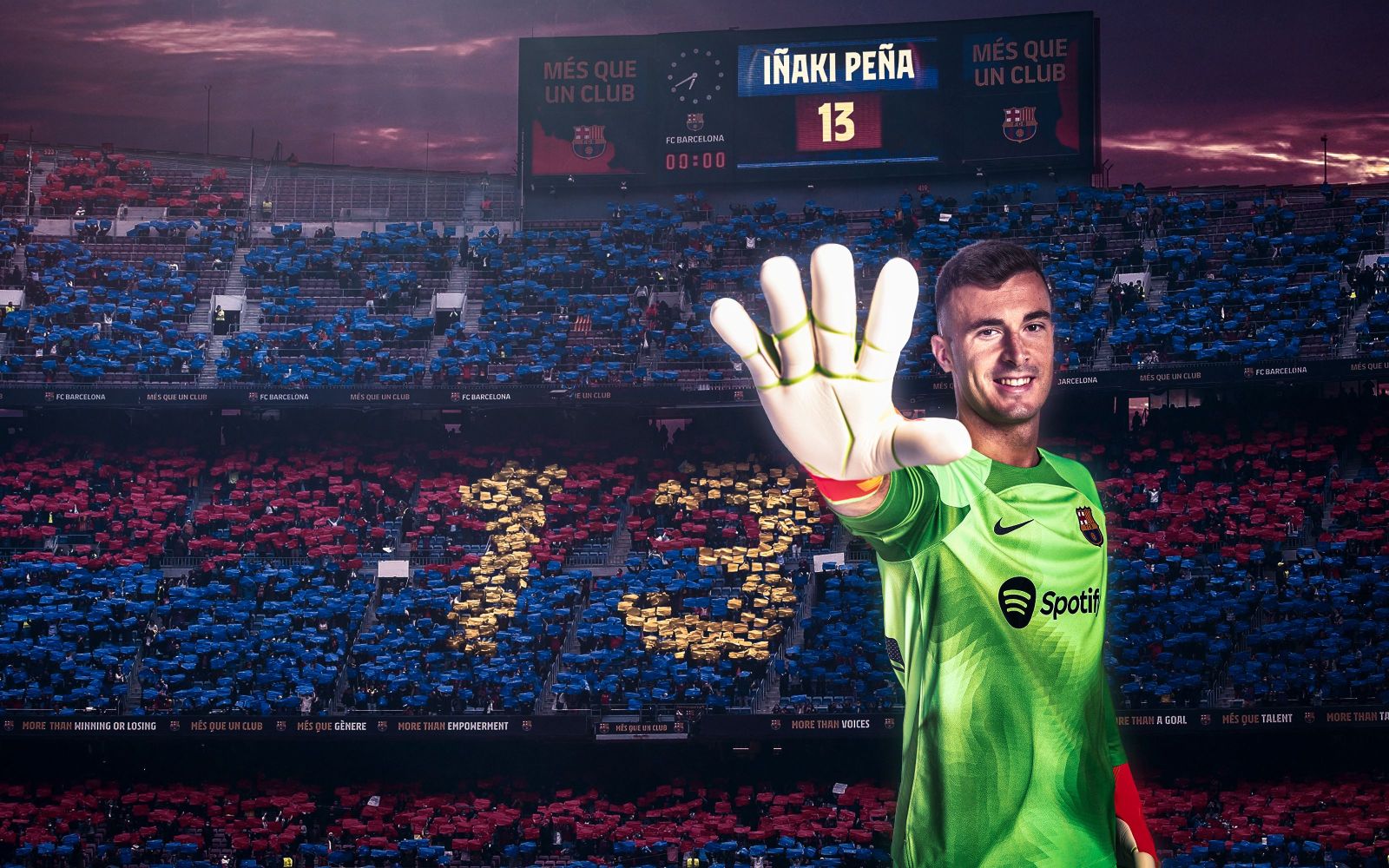 Inaki Pena officially becomes FC Barcelona first team player!