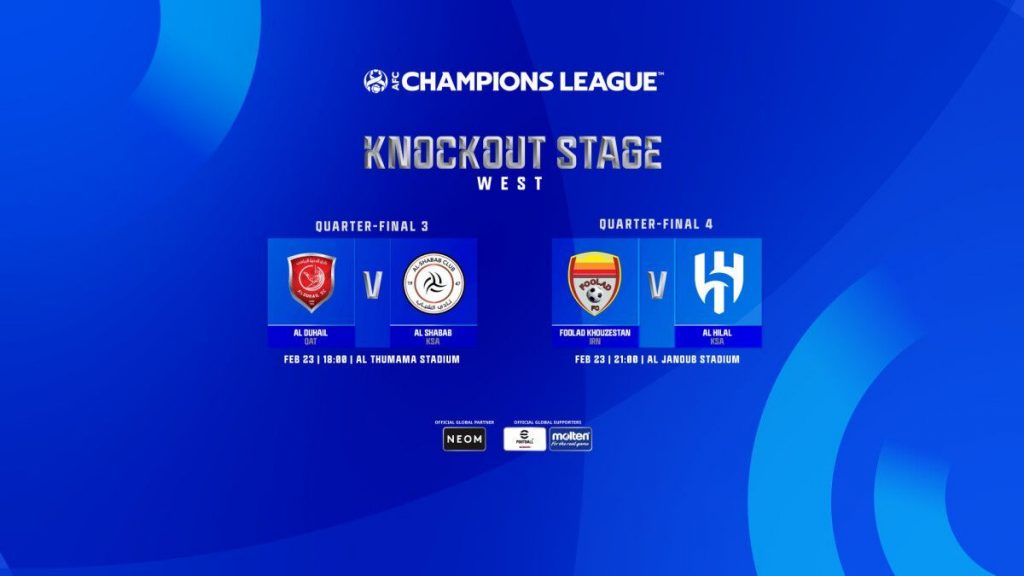 Draw unveils exciting AFC Champions League (West) Knockout Stage!