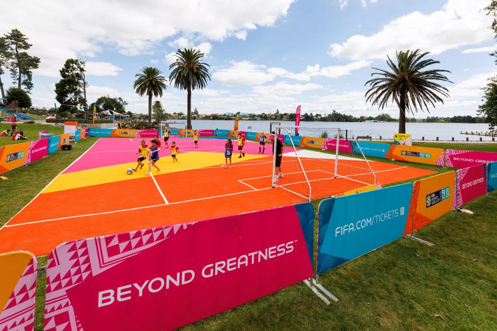 FIFA SG visits Unity Pitch in Hamilton during FIFA Women’s World Cup ...