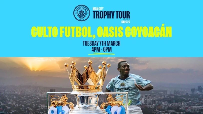 Manchester City's global Trophy Tour heads to Mexico City!
