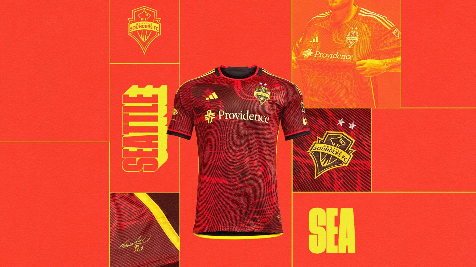 adidas & Seattle Sounders FC unveil 2023 The Bruce Lee Kit!